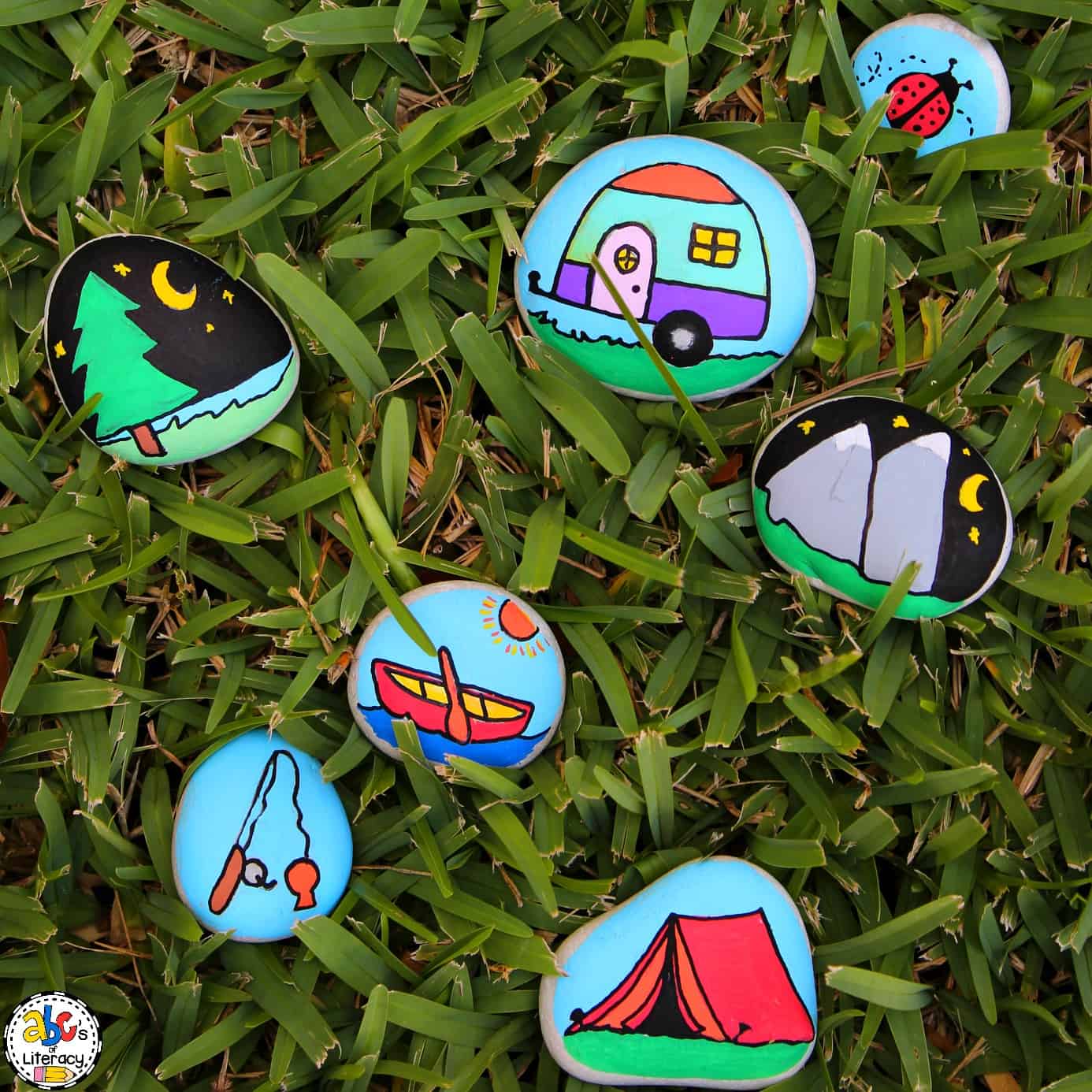Use Camping Story Stones For A Creative Writing Activity Use Camping Story Stones For A Creative Writing Activity