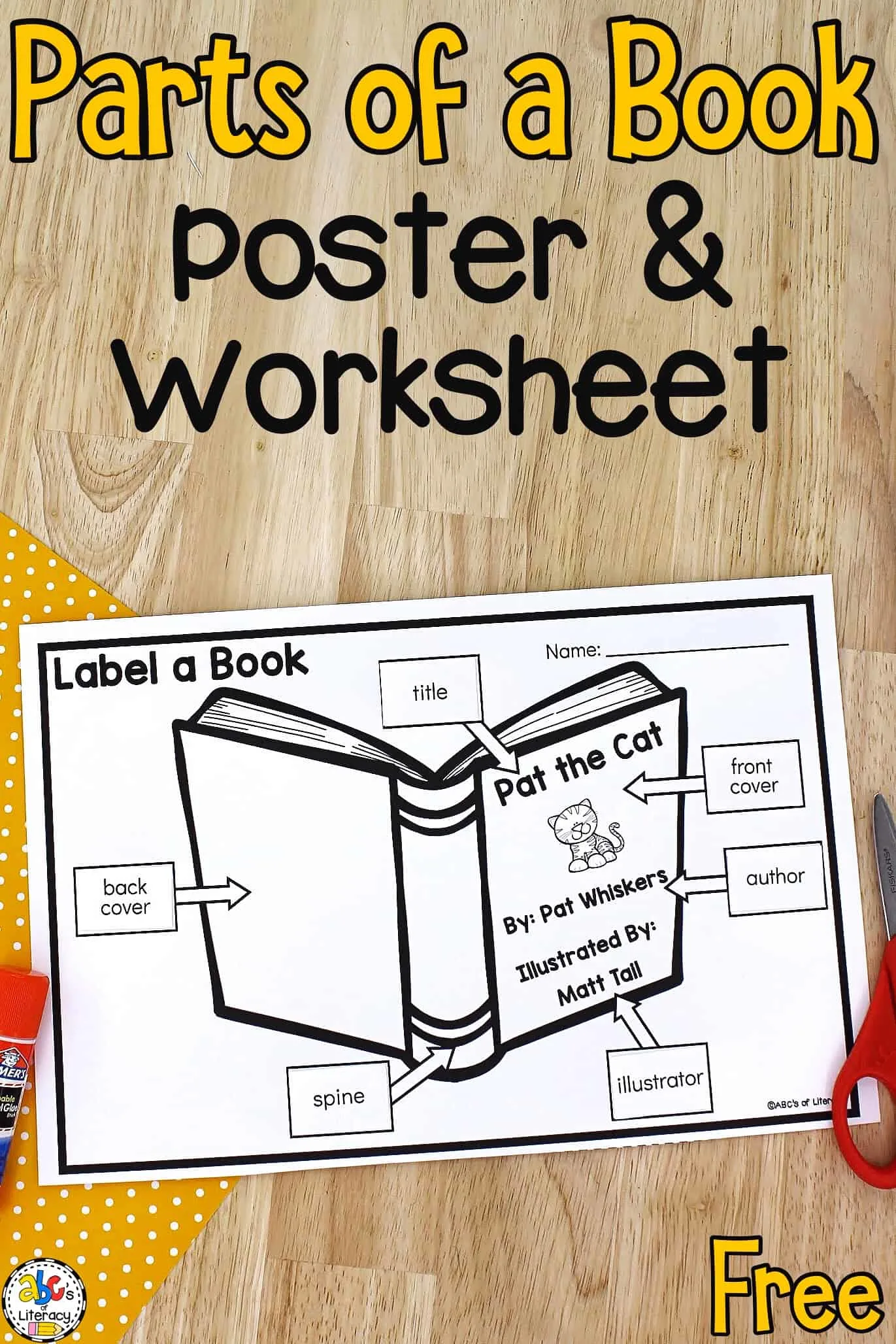 Parts Of A Book Poster Worksheet Free Printables Parts Of A Book Poster Worksheet Free Printables