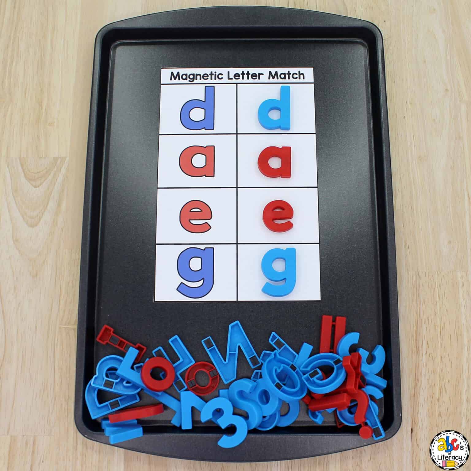 Magnetic Letter Match: Letter Recognition Activity for Kids