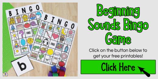 Beginning Sounds Bingo Game: Phonics Activity for Kids