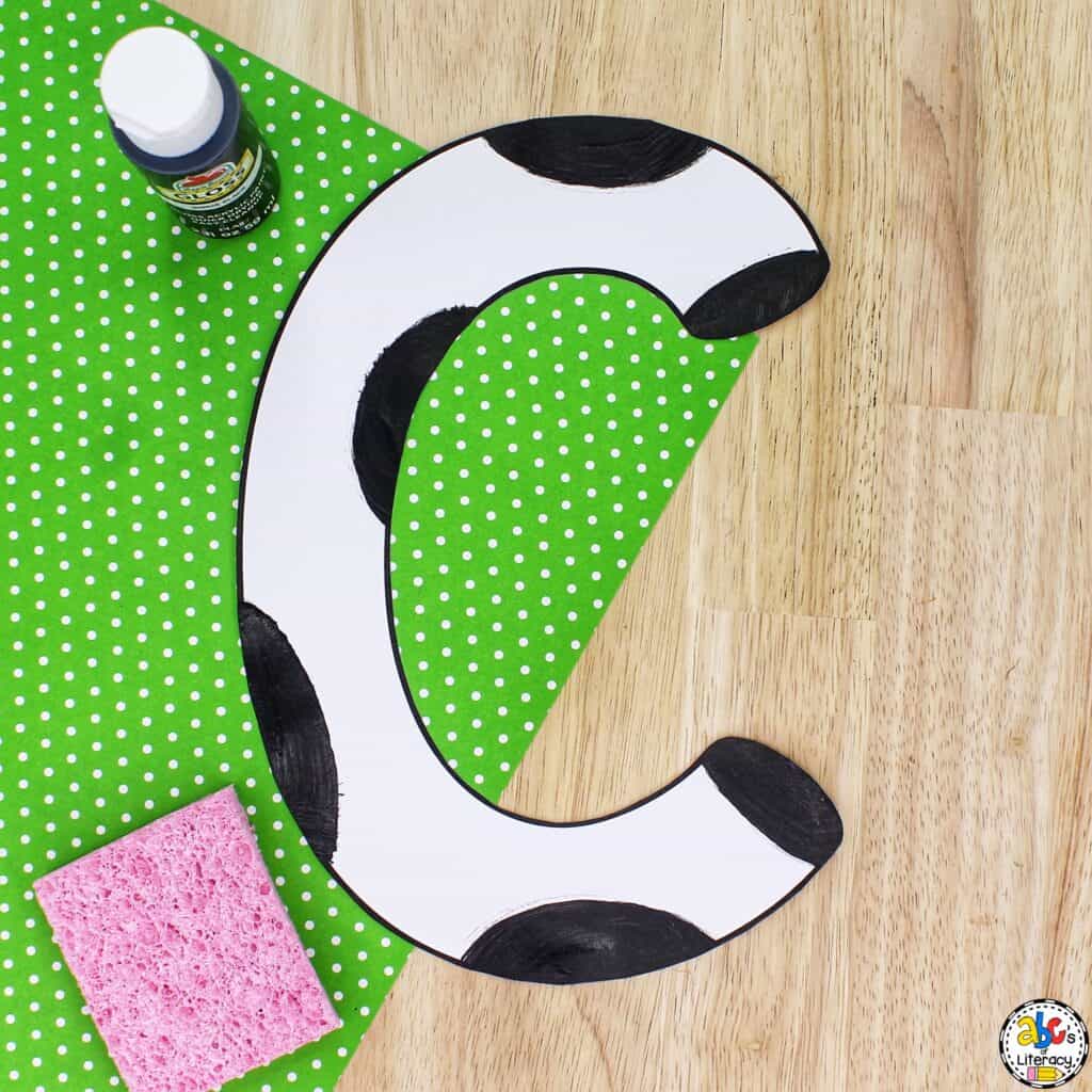 Letter C Cow Craft: Letter Recognition Activity for Preschoolers