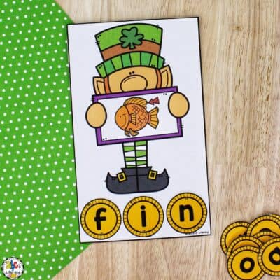 Leprechaun CVC Words Activity