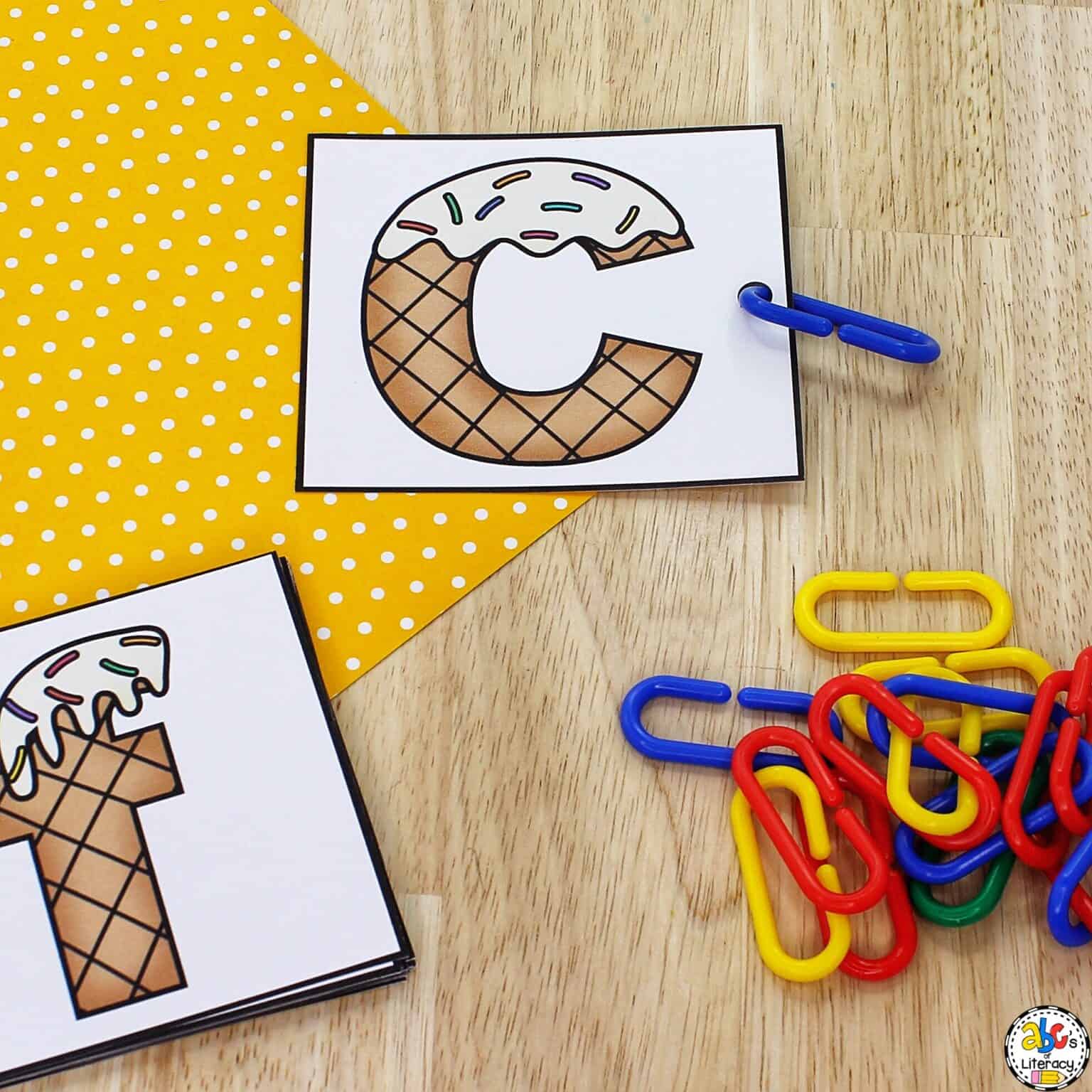 Ice Cream Letter Match Activity