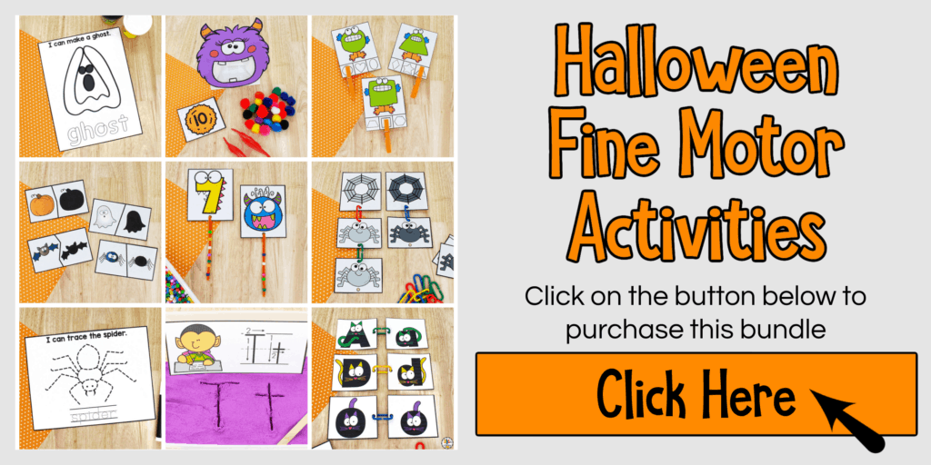 Halloween Fine Motor Activities