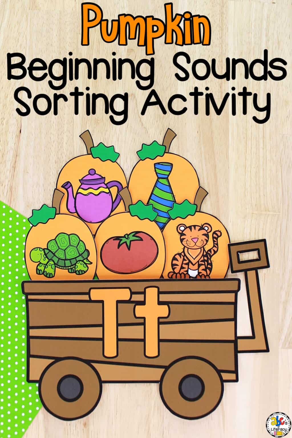 Pumpkin Beginning Sounds Sort Activity