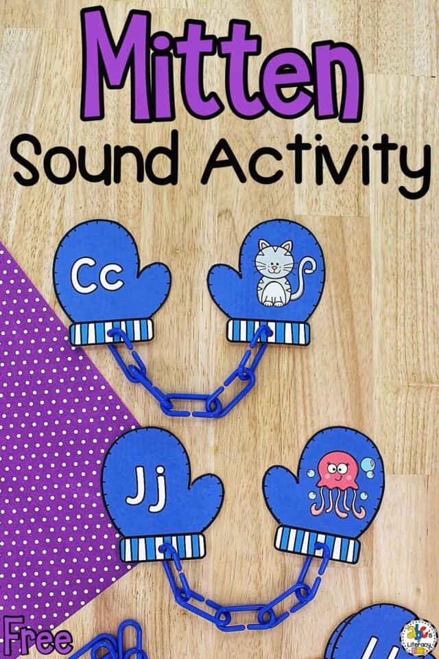 Mitten Beginning Sounds Activity