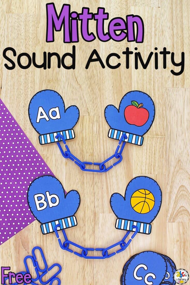 Mitten Beginning Sounds Activity