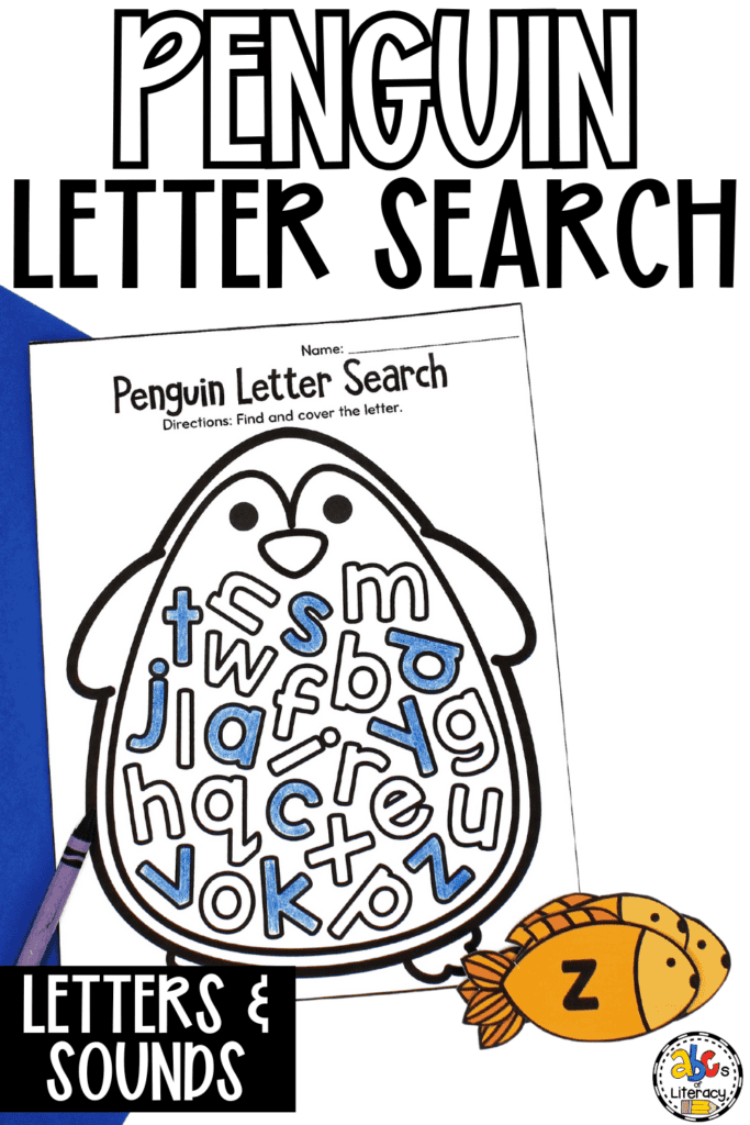 Penguin Letter Search Activity