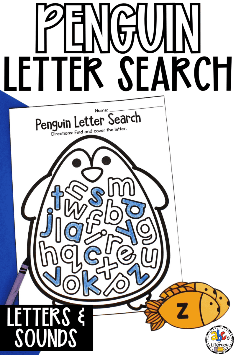 Penguin Letter Search Activity