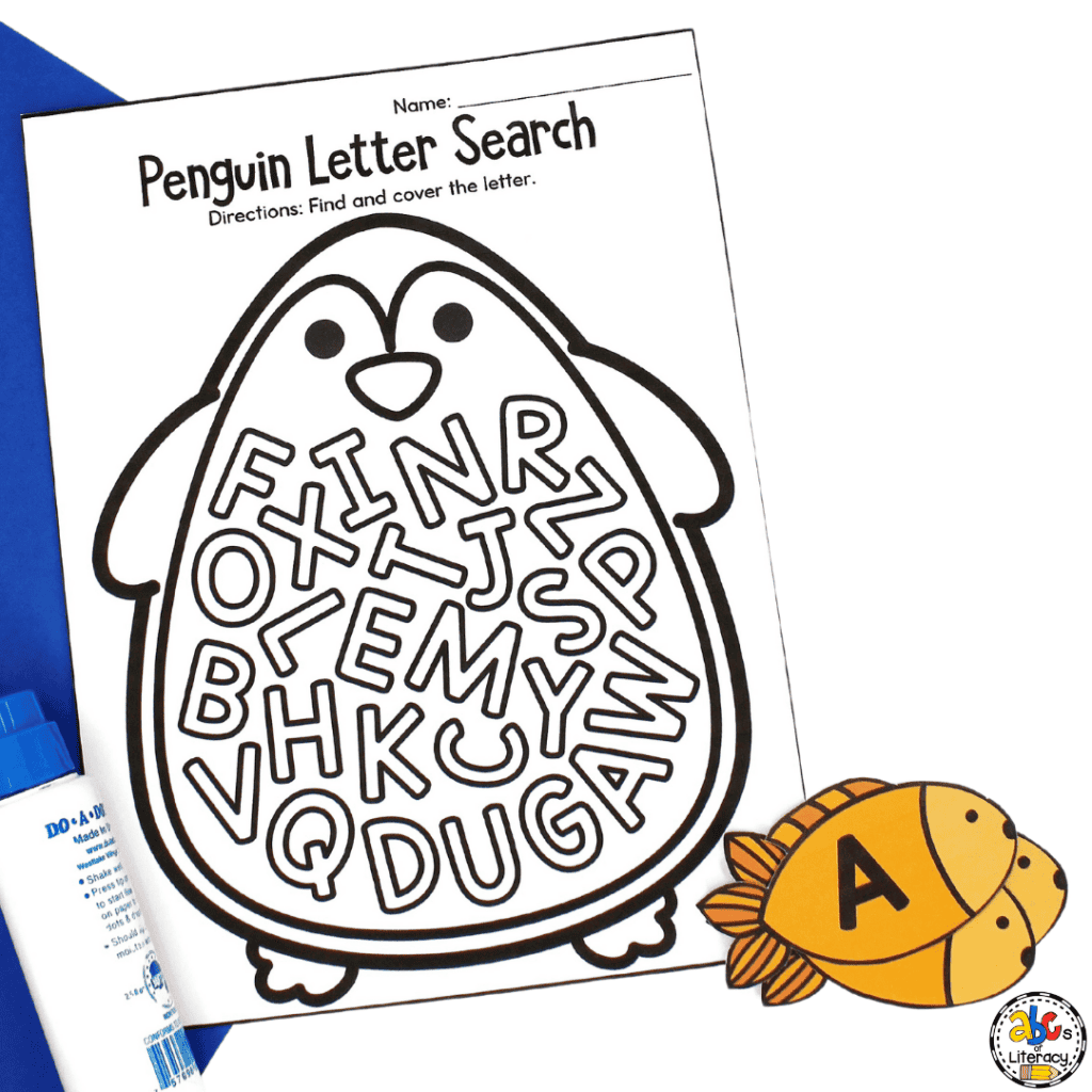Penguin Letter Search Activity