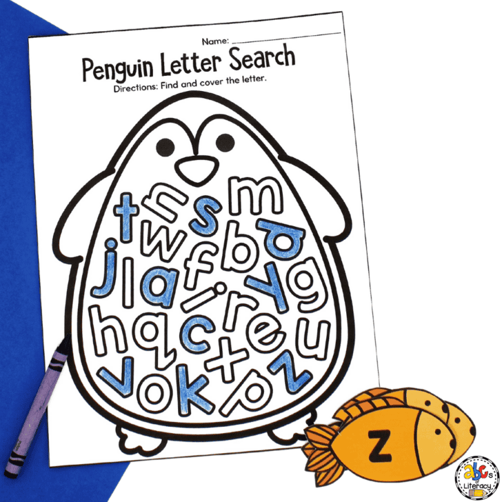 Penguin Letter Search Activity