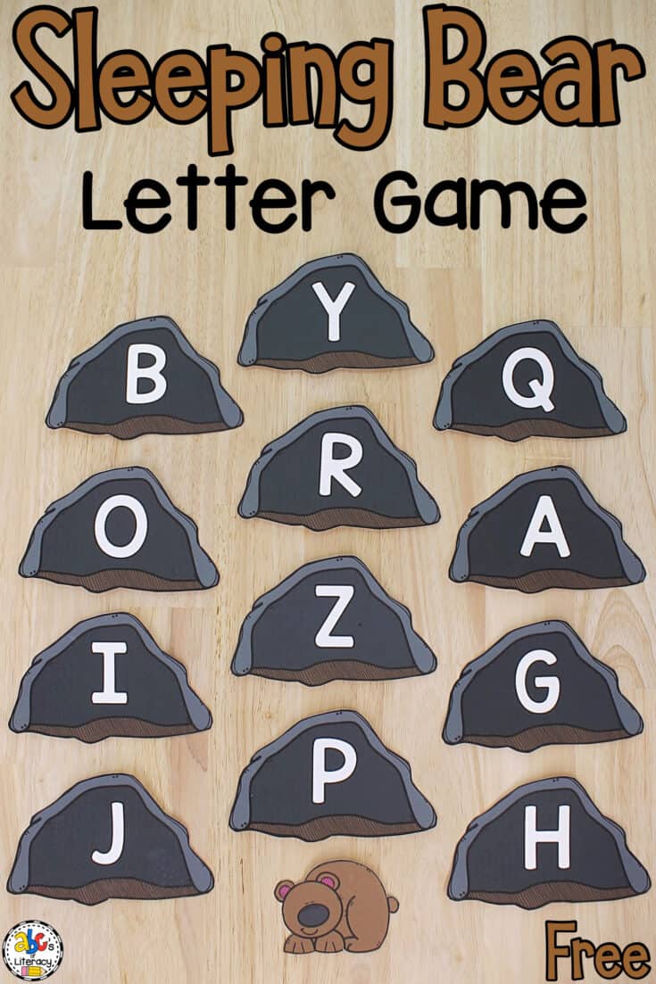 Hibernating Bear Alphabet Game