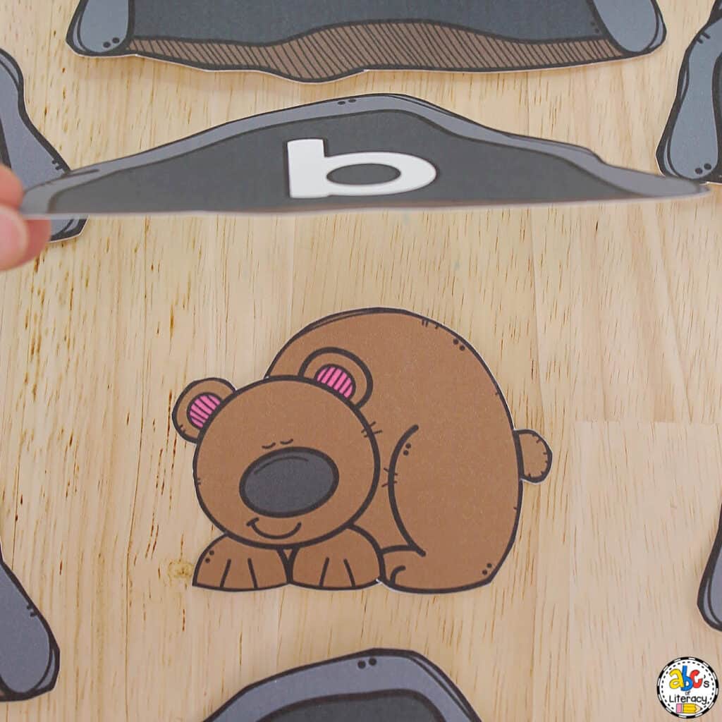 Hibernating Bear Alphabet Game