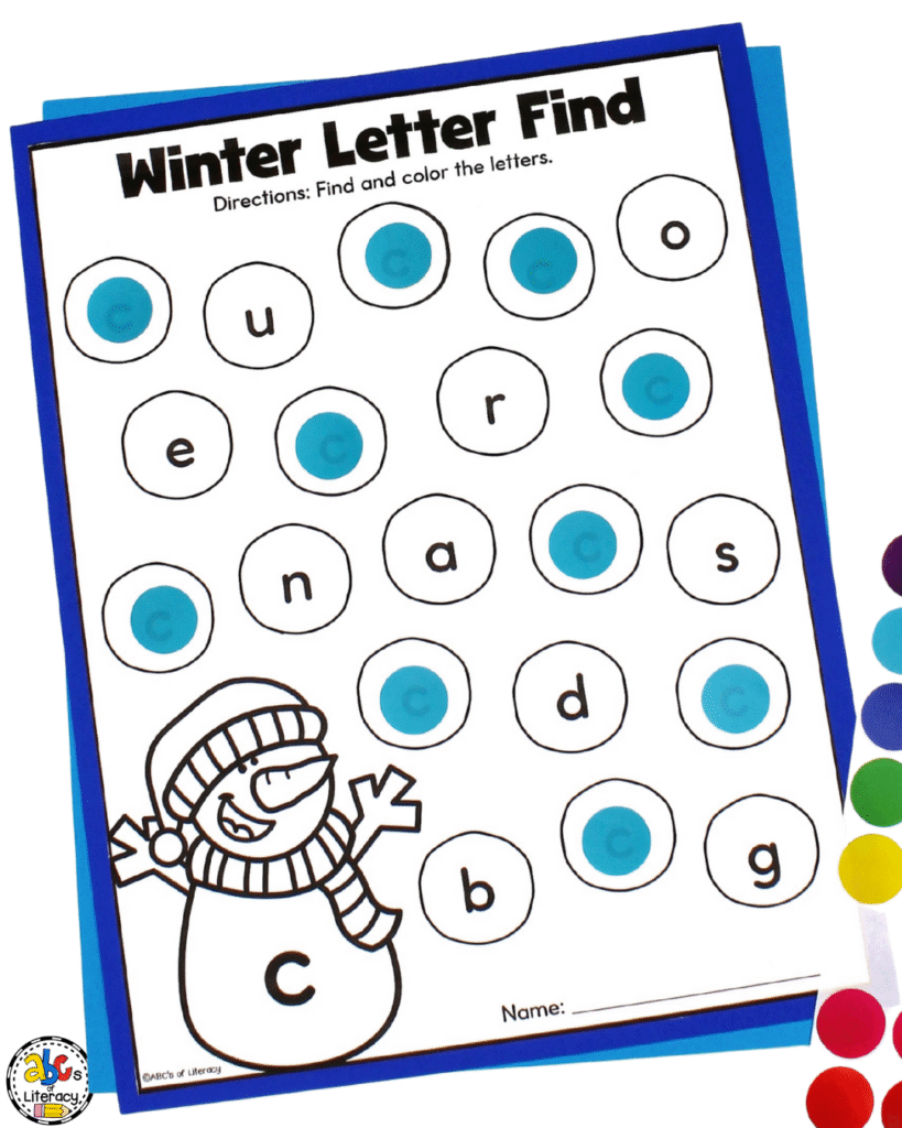 Winter Literacy Activities