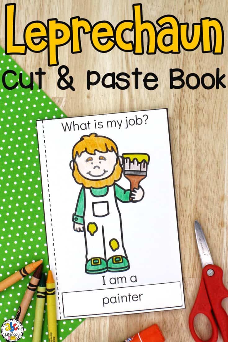 Leprechaun Cut & Paste Book