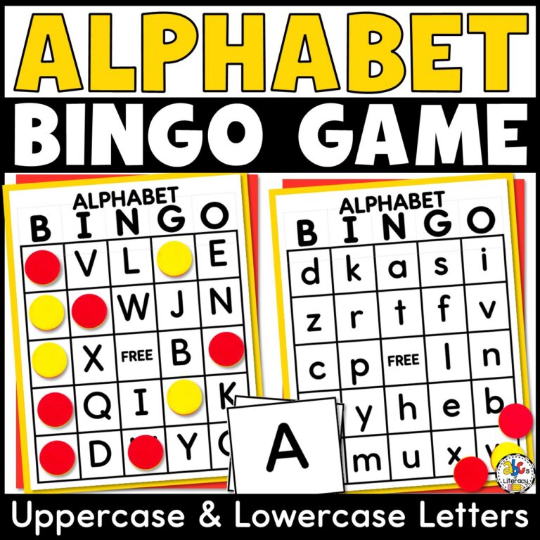 Printable Letter Recognition Games