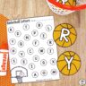 Basketball Letter Recognition Activity