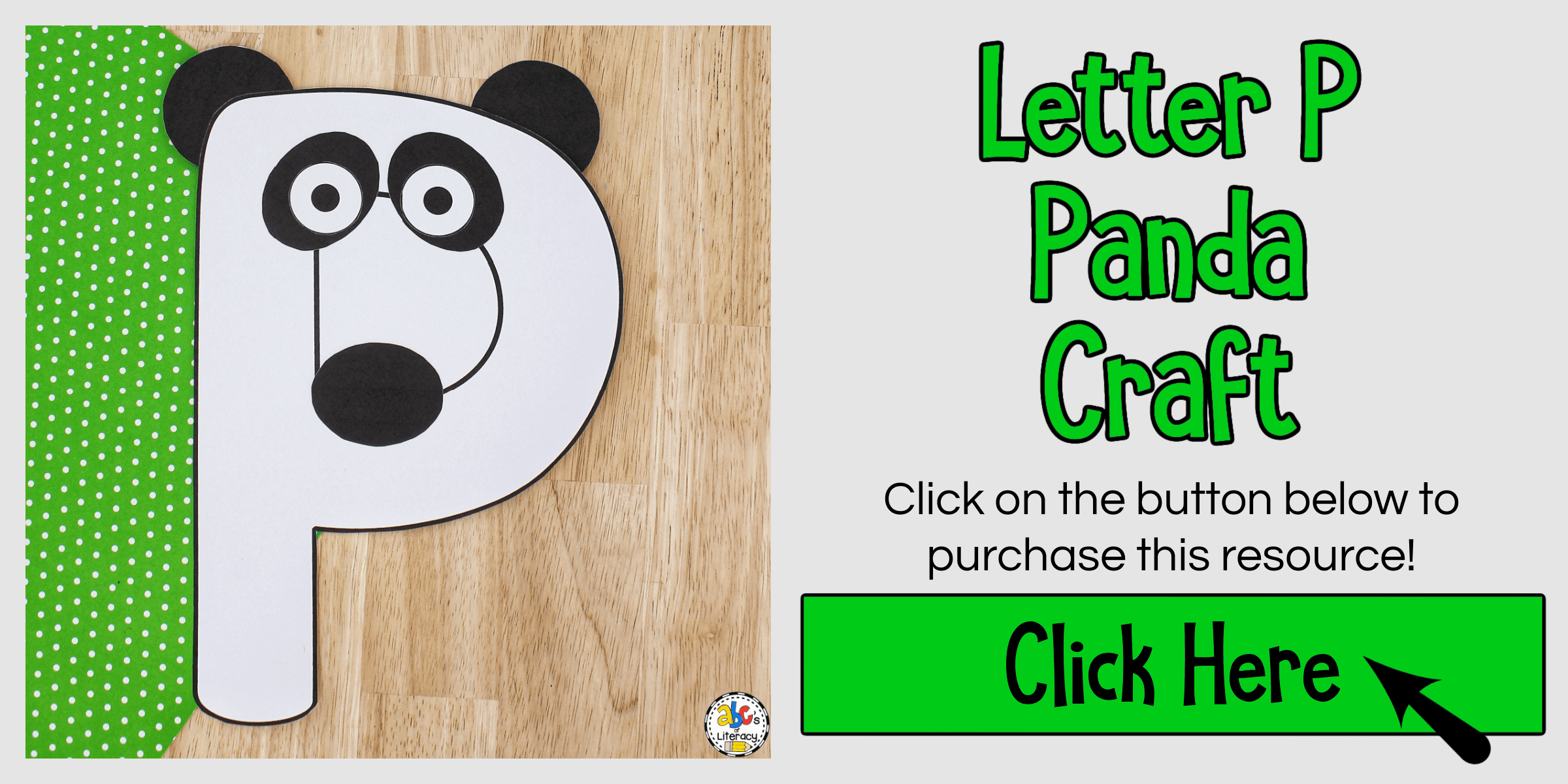 Letter-P-Panda-Craft - ABCs of Literacy
