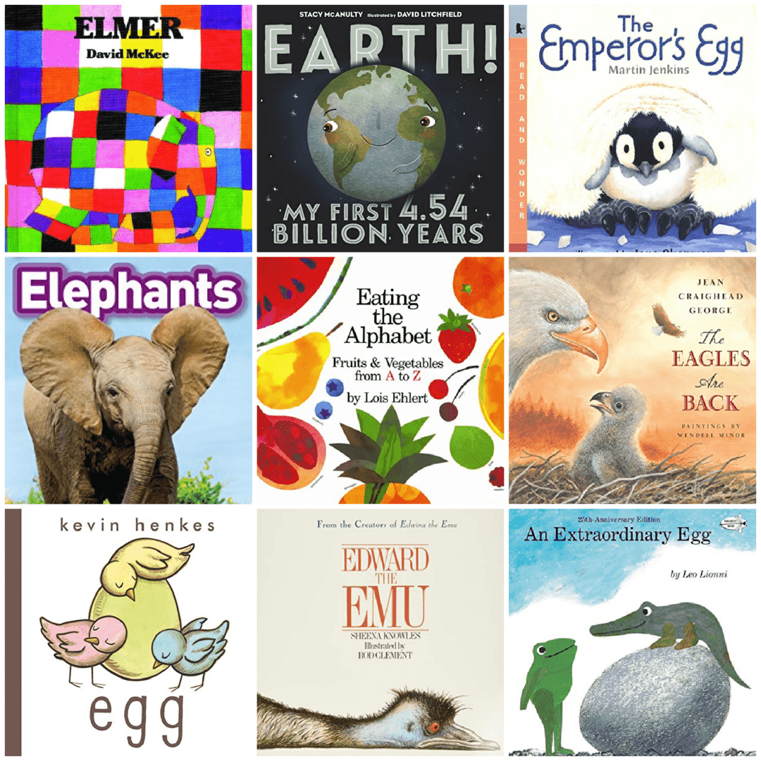 Letter E Book List for Kids