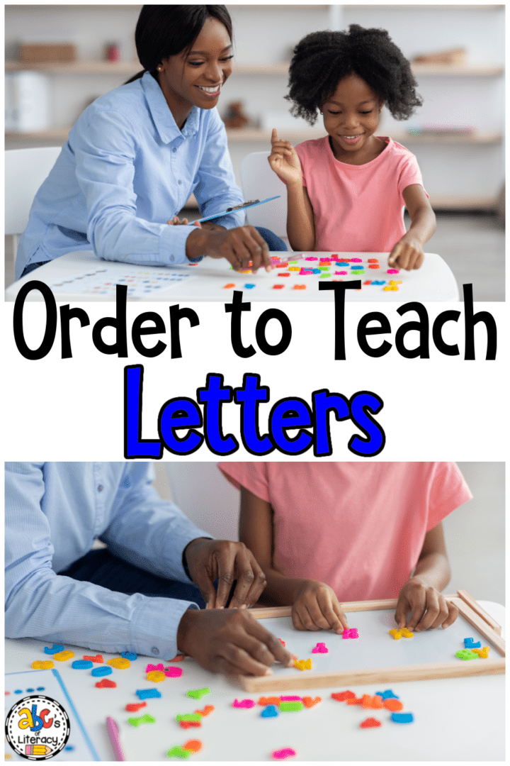Order to Teach Letter Recognition