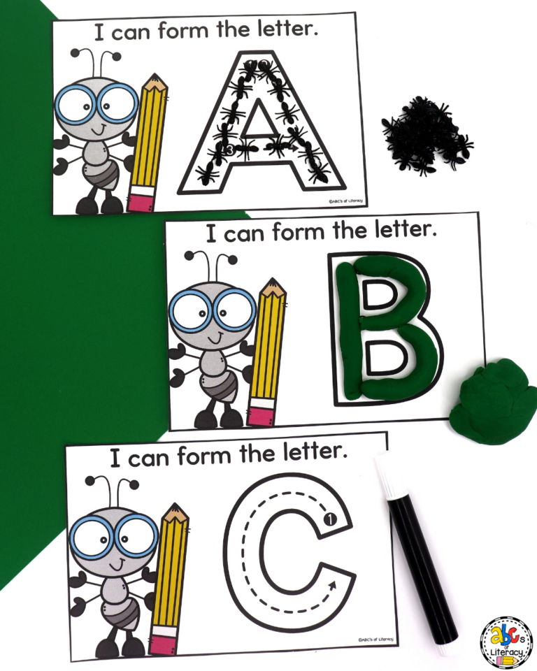 Spring Alphabet Mats