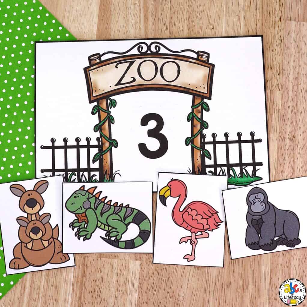 Zoo Syllable Sort Activity