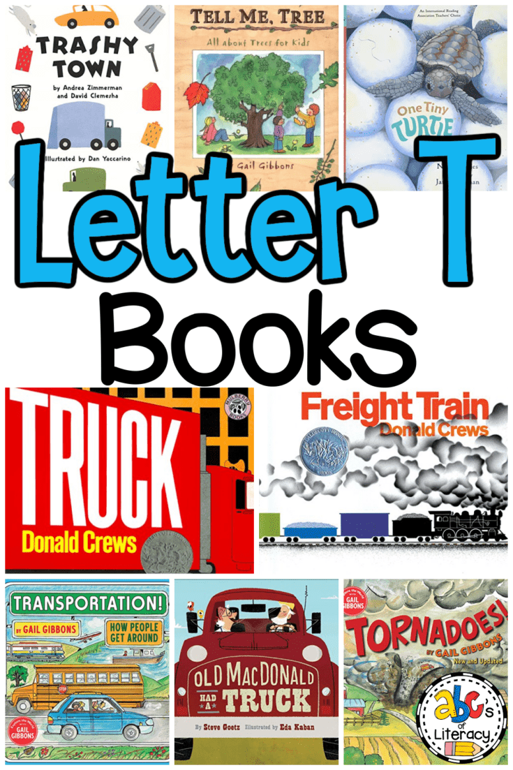 Letter T Books