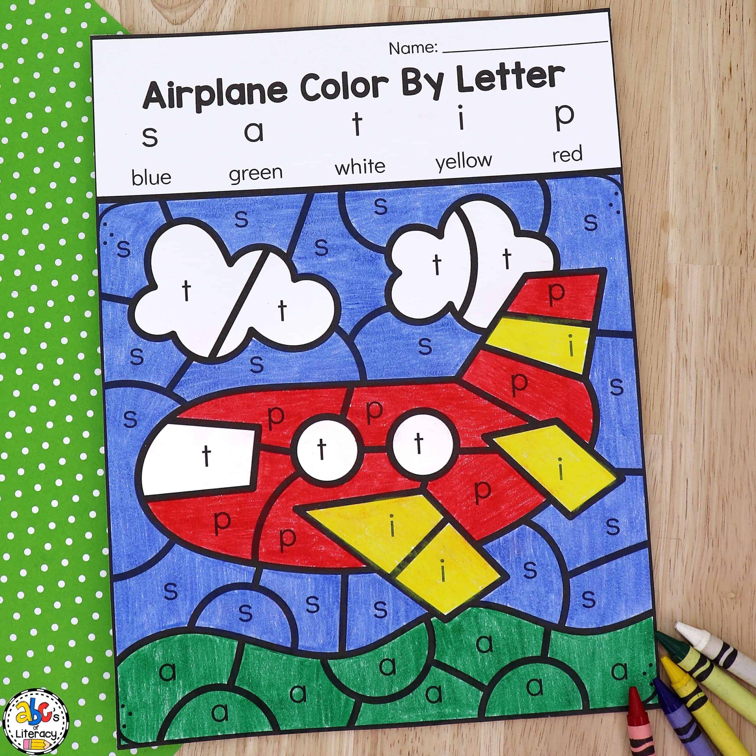 Color By Letter Archives - ABCs of Literacy