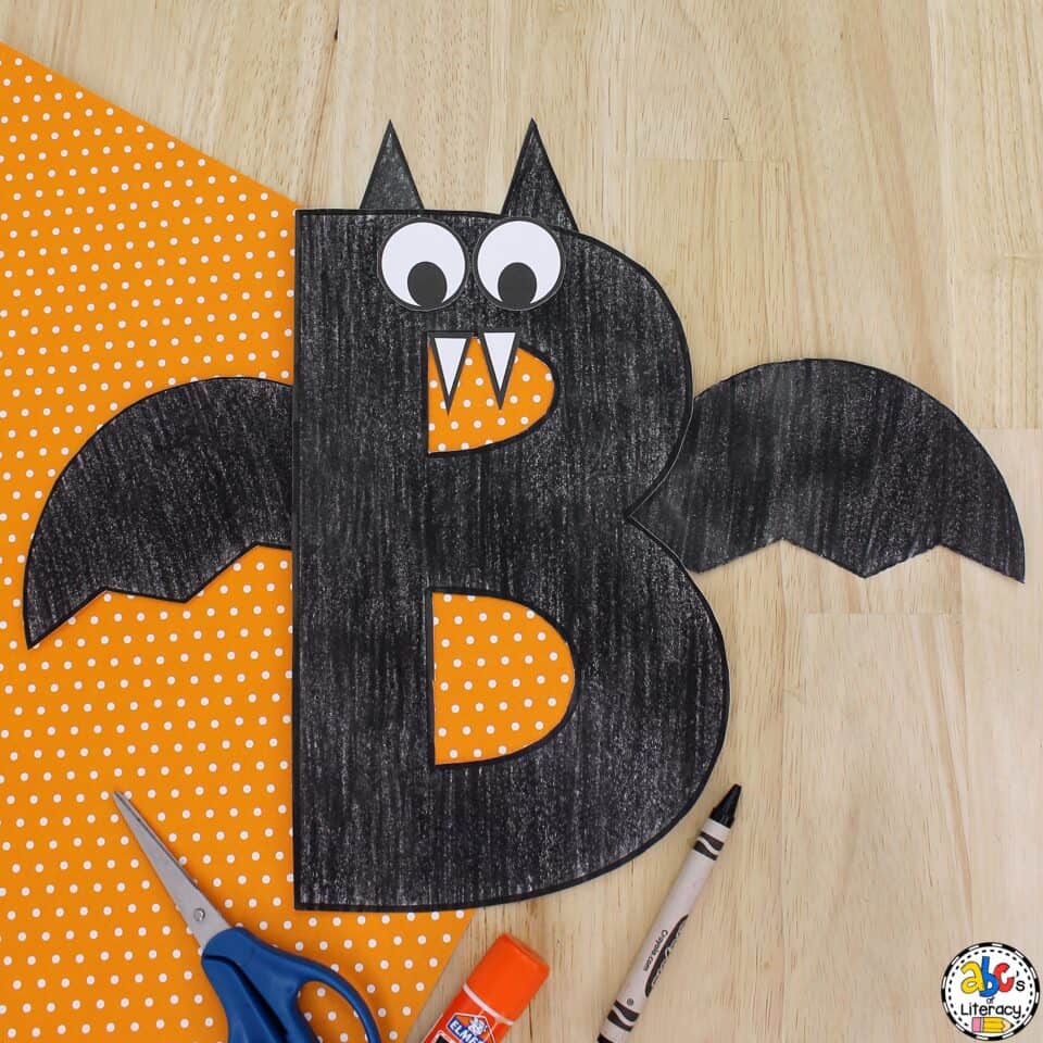 Letter B Bat Craft