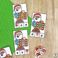Summer Santa Beginning Sounds Activity
