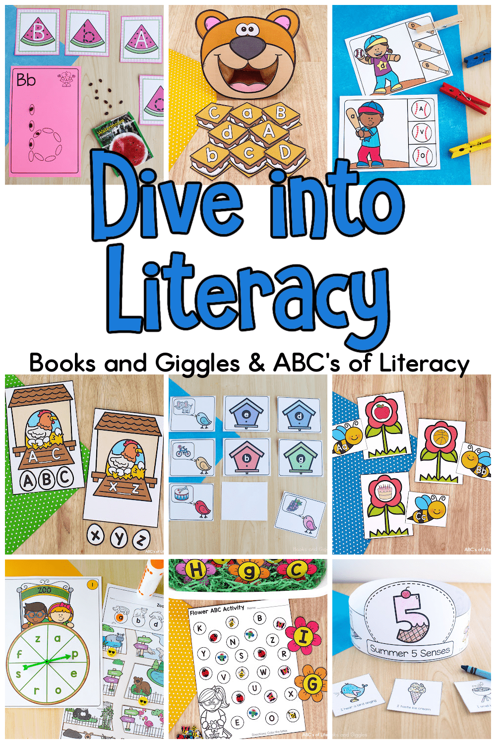 Dive Into Literacy - Books and Giggles