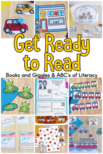 Get Ready to Read Activities Bundle - ABCs of Literacy