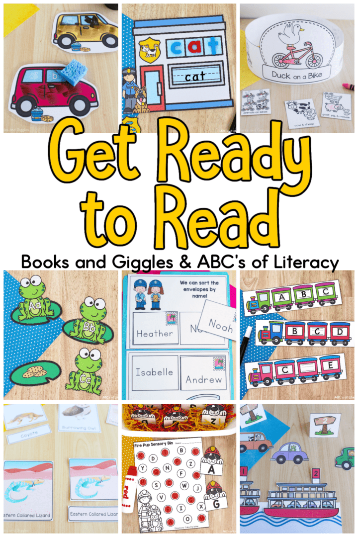Get Ready to Read Activities Bundle - ABCs of Literacy