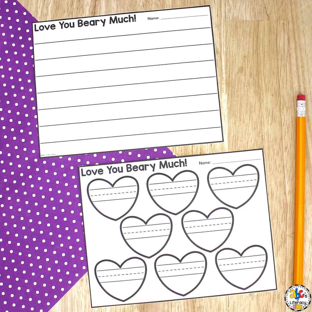 Valentine's Day Writing Craft - ABCs of Literacy