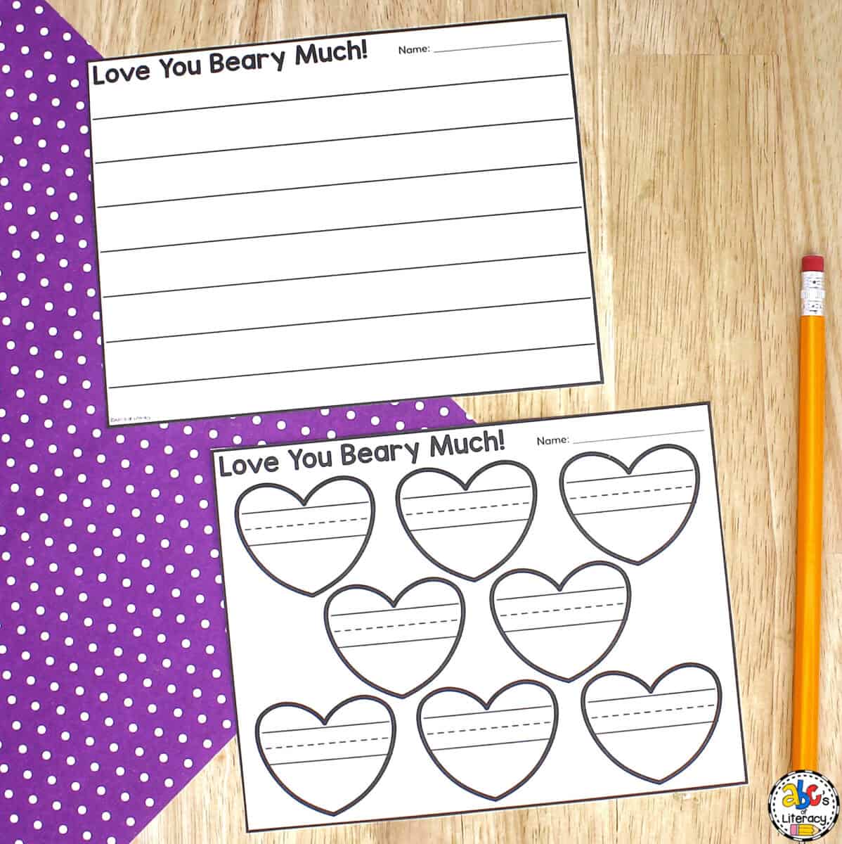 Valentine's Day Writing Craft - ABCs of Literacy