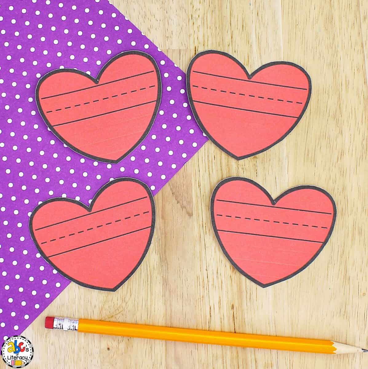 Valentine's Day Writing Craft - ABCs of Literacy