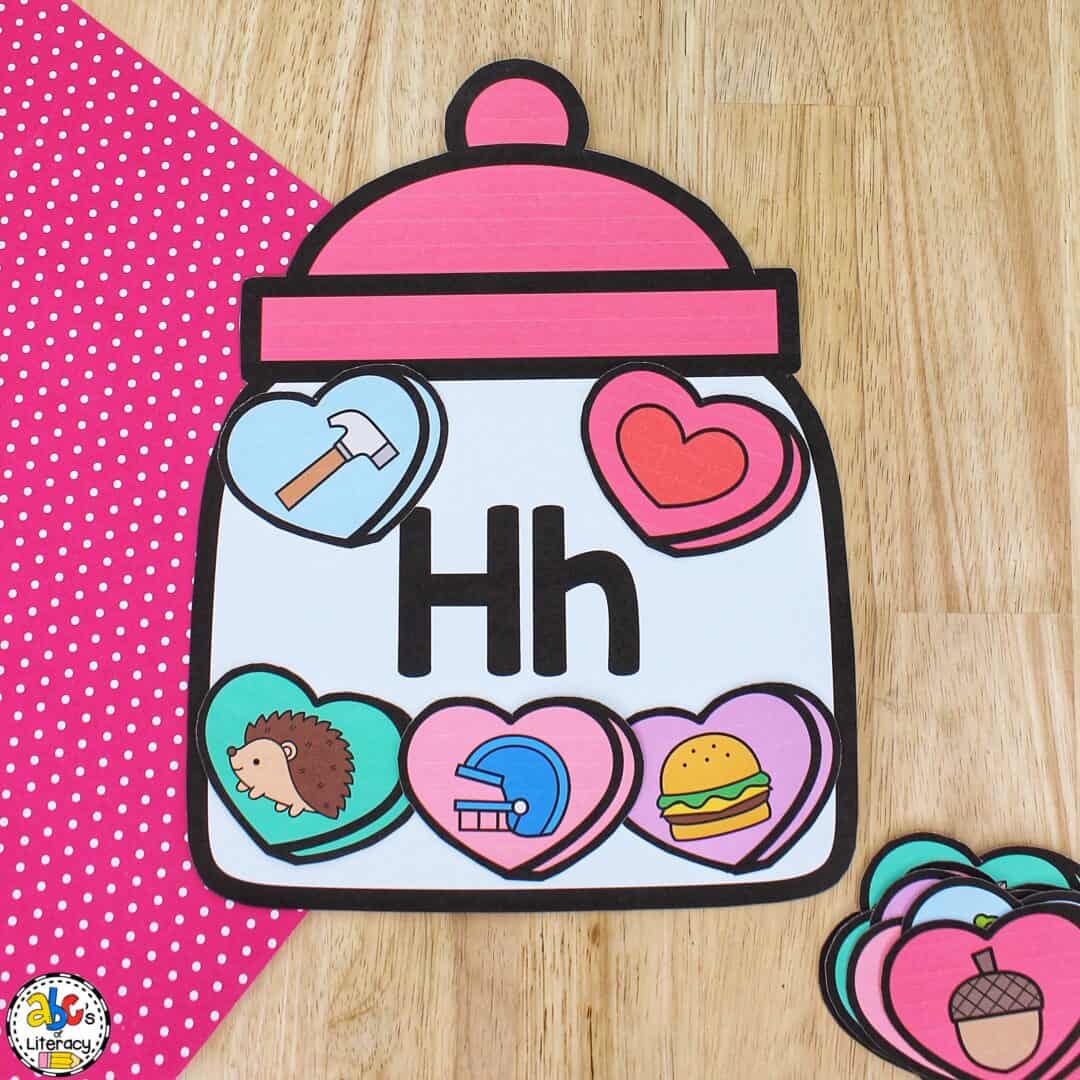 Valentine's Day Beginning Sounds Activity