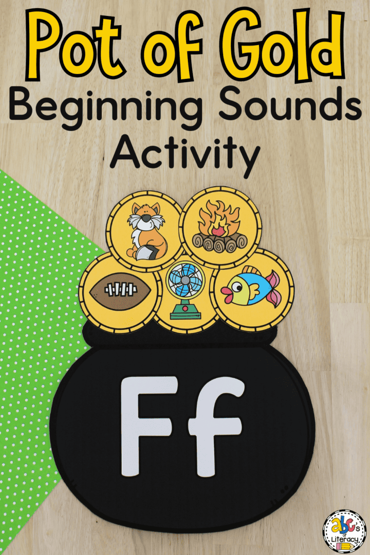 St. Patrick's Day Beginning Sounds Activity