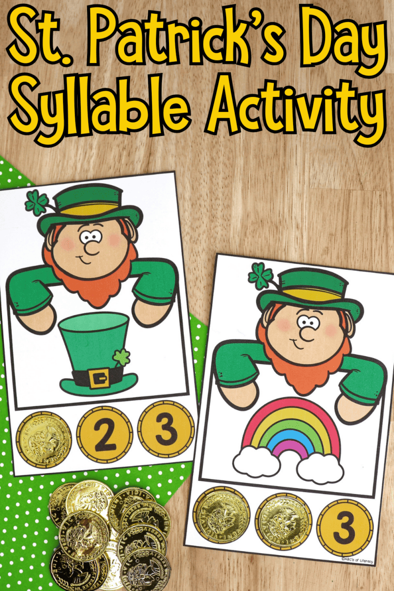 St. Patrick's Day Syllable Activity