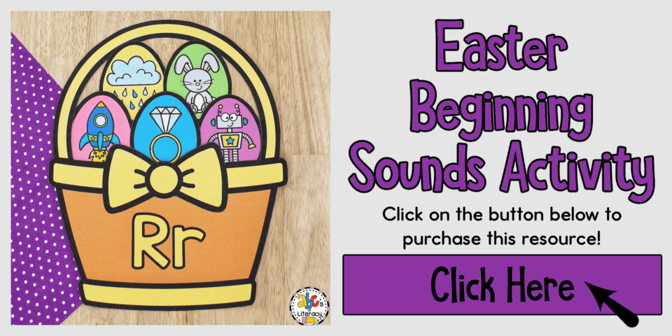 Easter Egg Beginning Sounds Sorting Activity