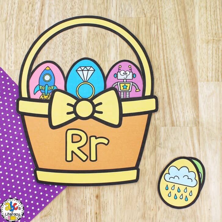 Easter Egg Beginning Sounds Sorting Activity