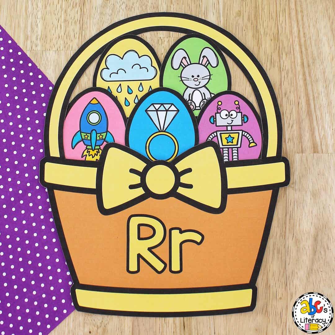 Easter Egg Beginning Sounds Sorting Activity