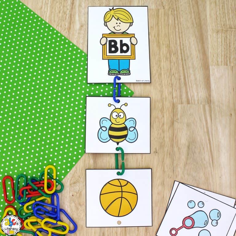 Beginning Sounds Sorting Activity