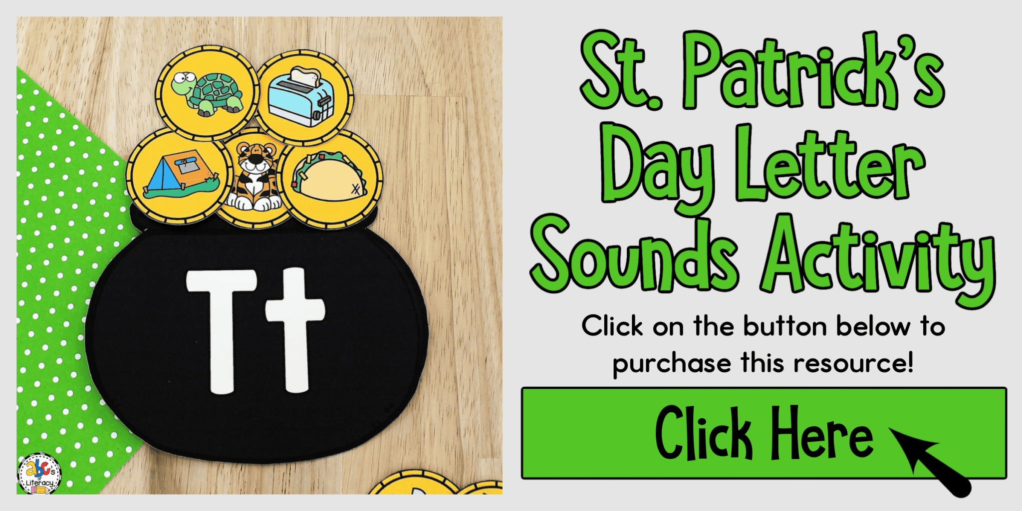 St. Patrick's Day Beginning Sounds Activity