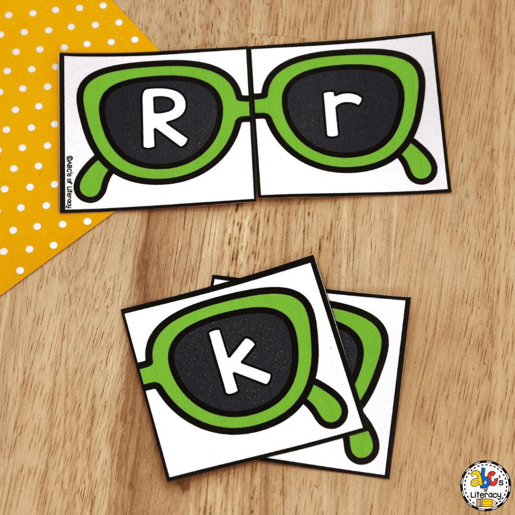 Summer Letter Matching Puzzles