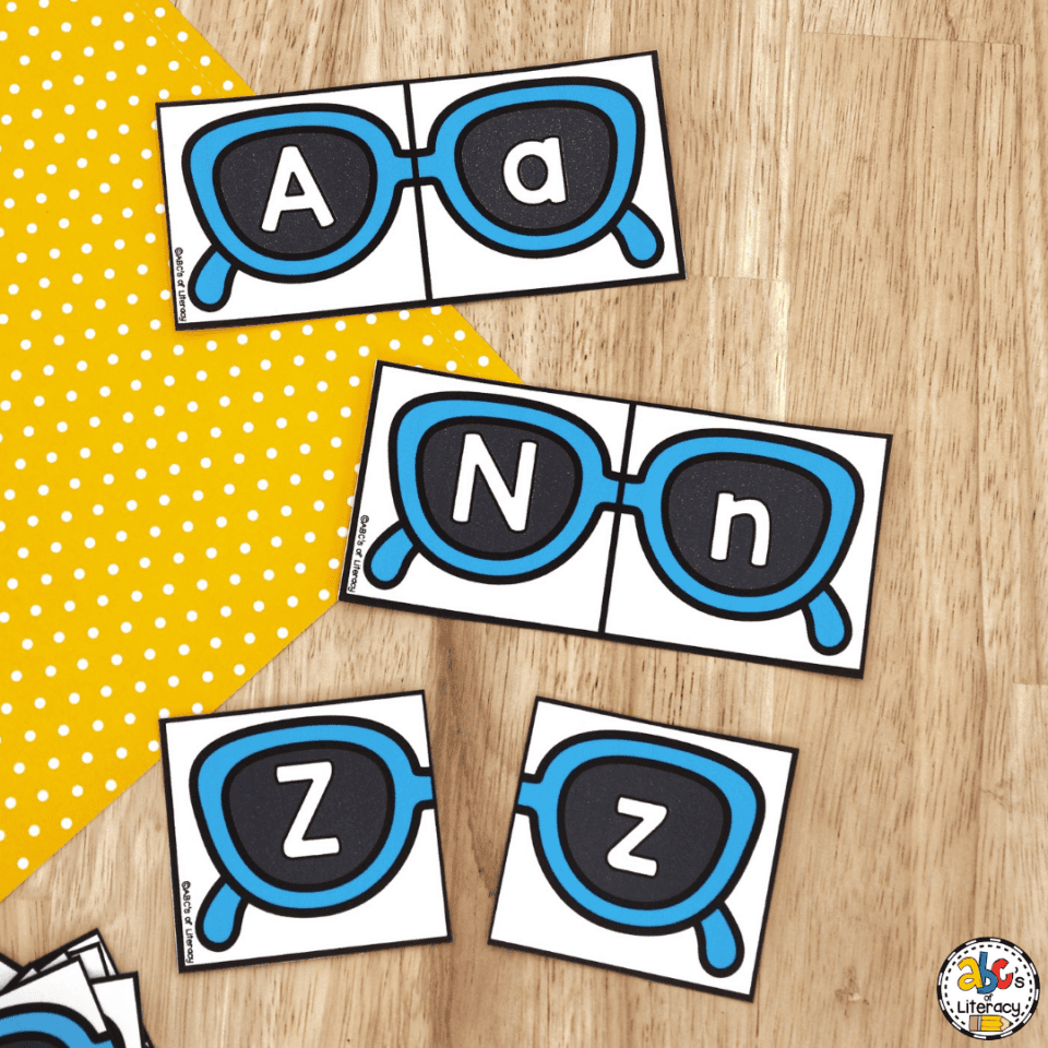 Summer Letter Matching Puzzles