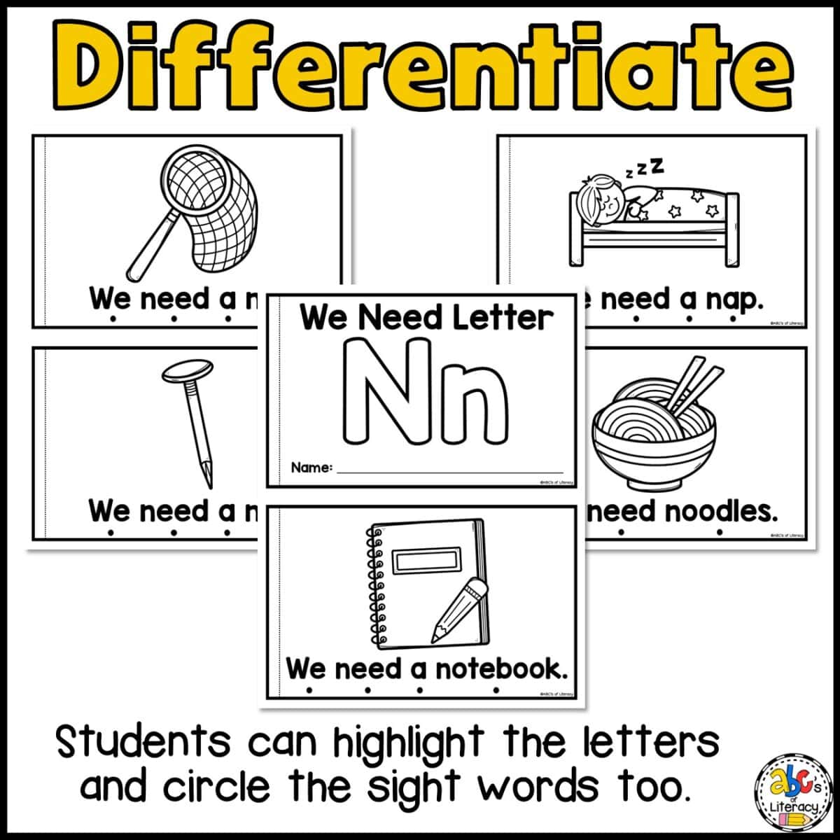 Alphabet Books for Emergent Readers