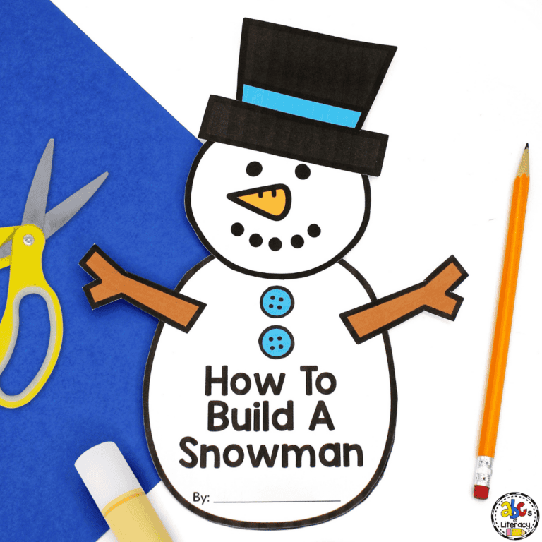 Snowman Writing Activity