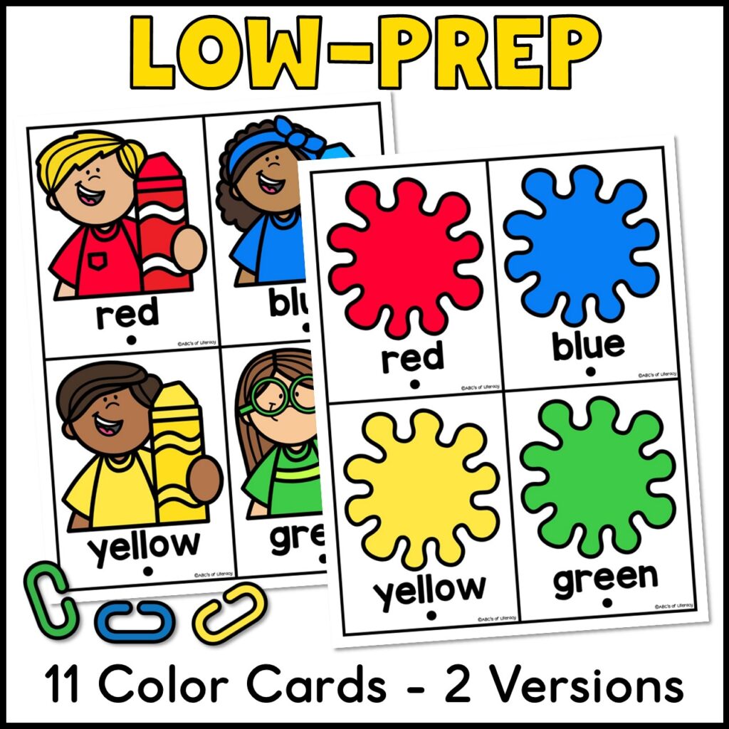 Sorting by Color Cards
