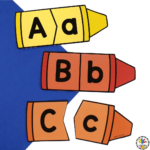 Back to School Letter Matching Puzzles